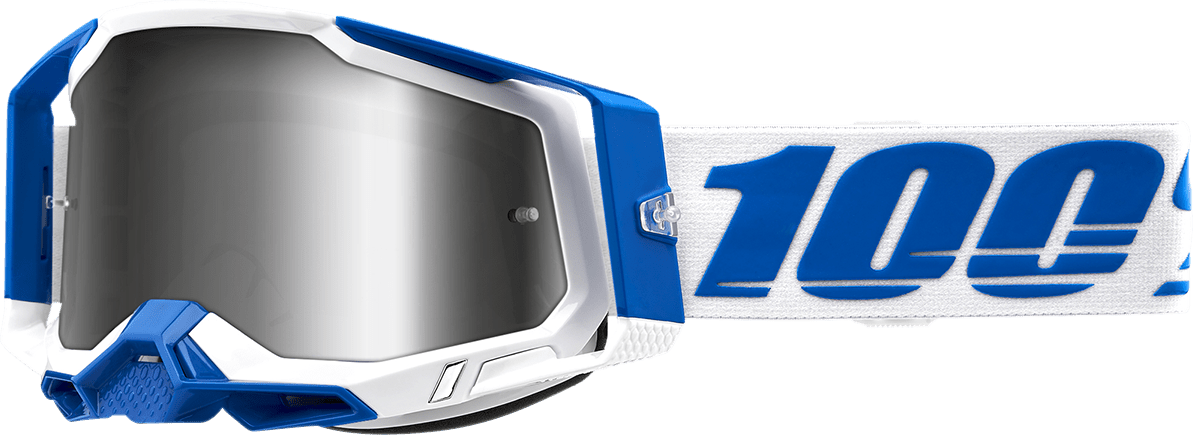 100% Racecraft 2 Goggles - Isola - Flash Silver 50010-00005 – Moto-House MX