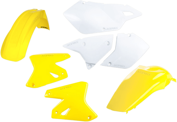 Acerbis 2041080206 Standard Body Replacement Plastic Kit Yellow/White ...