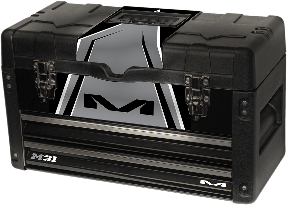 MATRIX CONCEPTS - M31 Worx - Black/Gray Toolbox + Metal Drawers - M31 ...