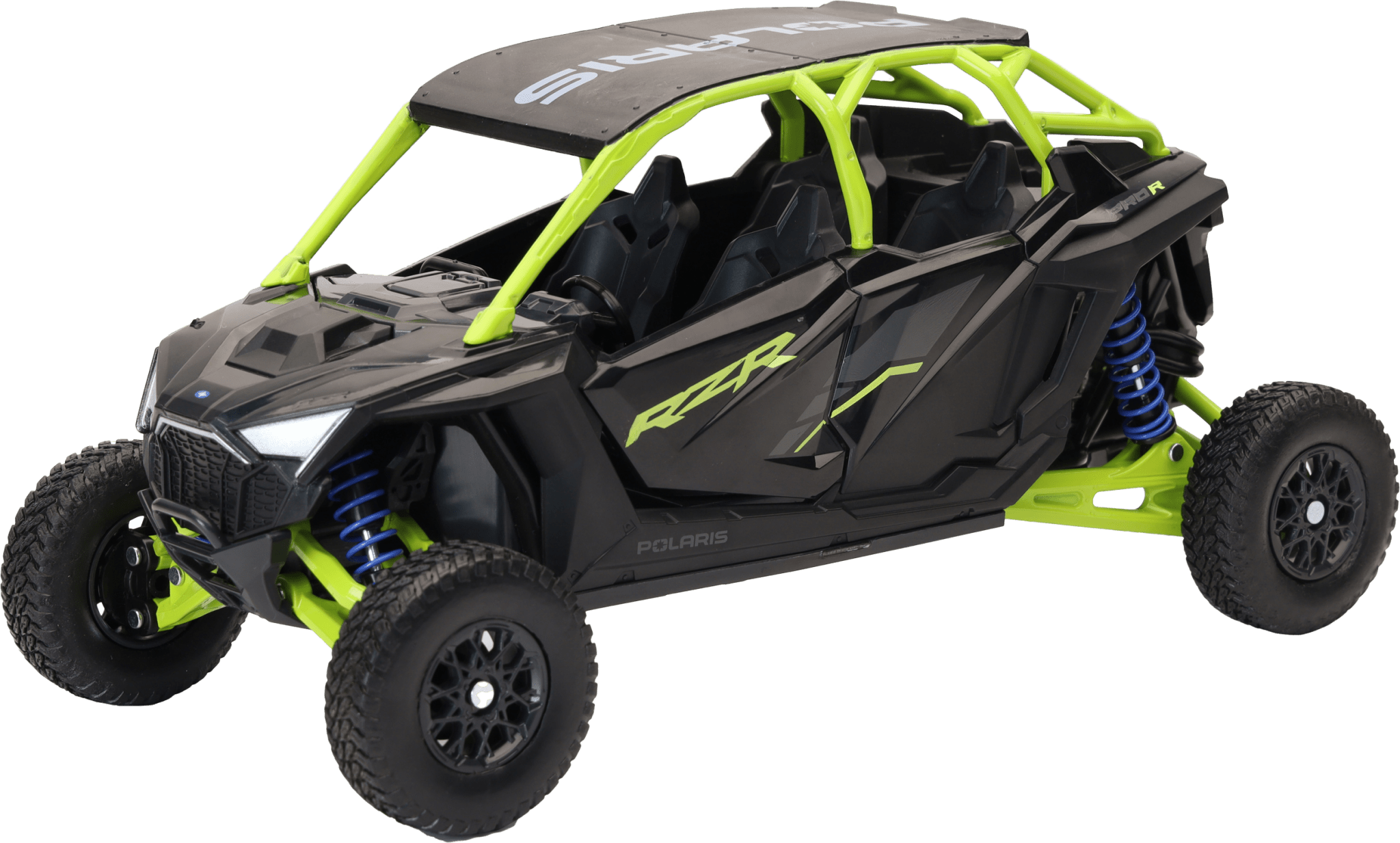 NEW-RAY 1:18 Scale Polaris Rzr Pro R4 Matte Onyx Black Collectible