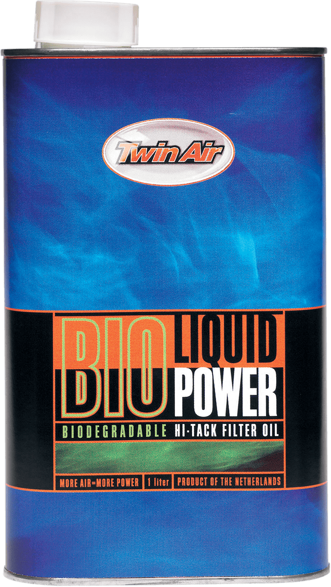 TWIN AIR Bio Liquid Power Filter Oil - 1L - Fits Most Foam Filters - 159017